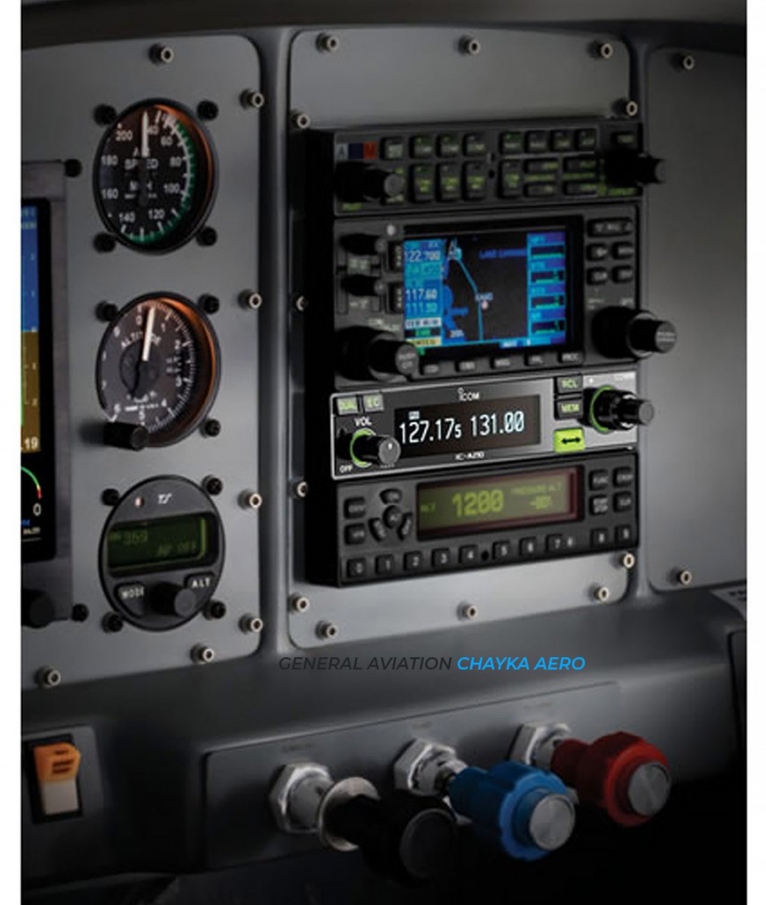 ICOM ™ IC-A220 Panel Mount Transceiver Авиационная радиостанция купить ...