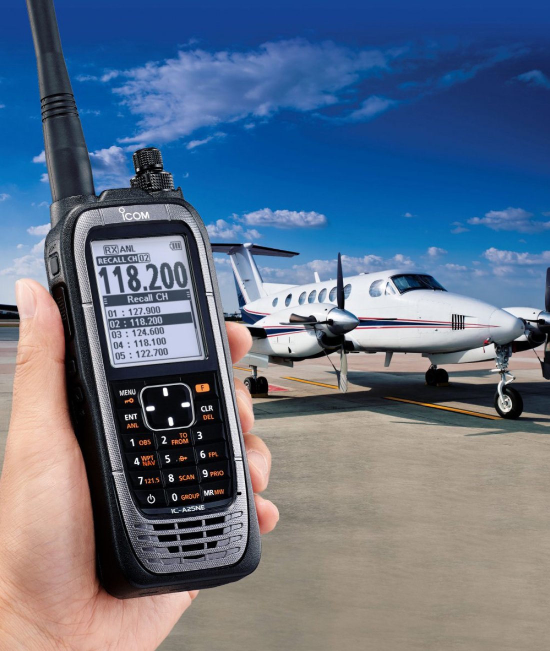 ICOM ™ IC-A25N Авиационная радиостанция купить Украина, Киев